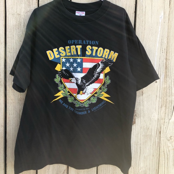 Vintage | Shirts | Vintage Operation Desert Storm Tee | Poshmark